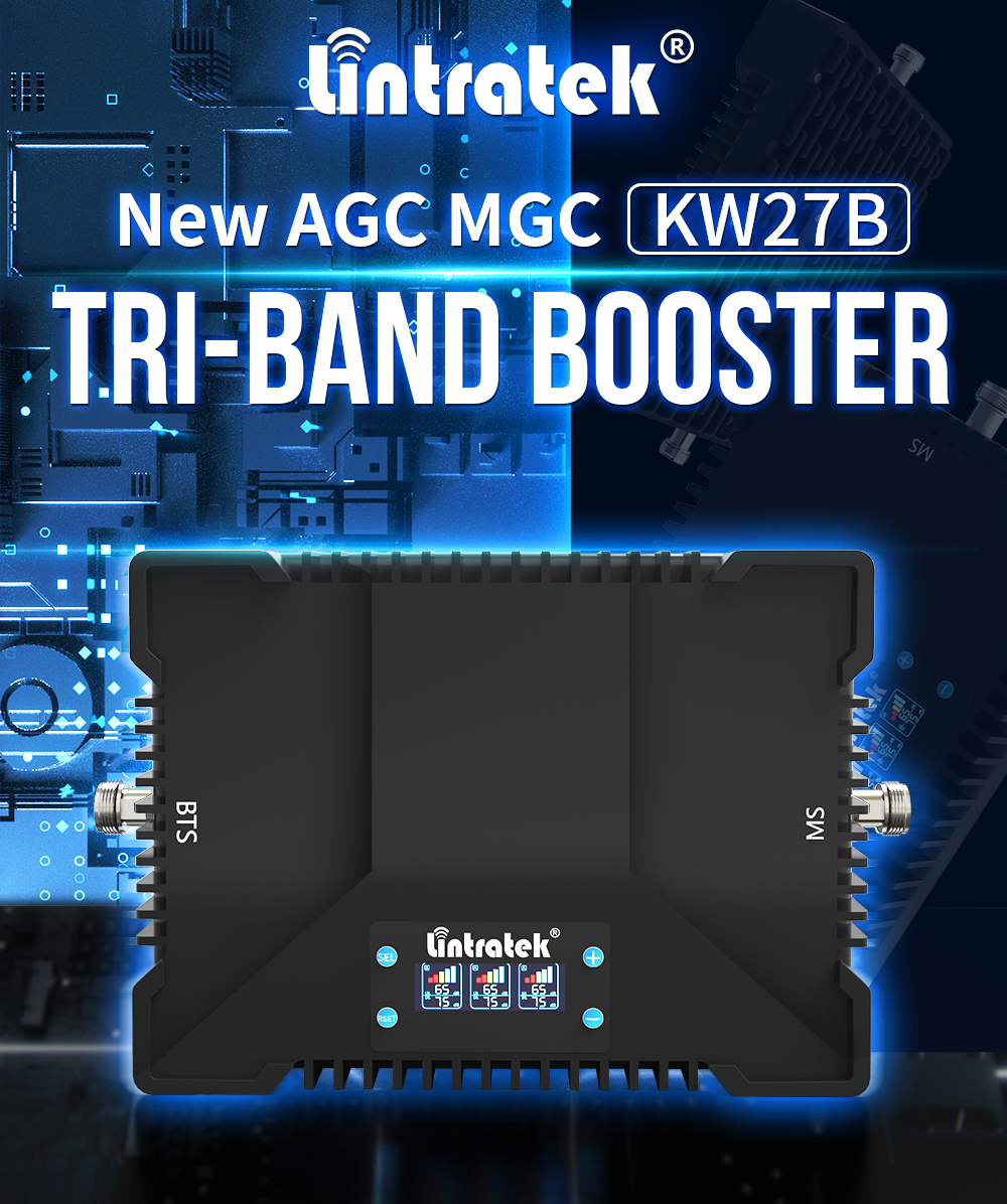 China KW27B Ultra-high gain Tri Band 4G Mobile Phone Signal Network ...