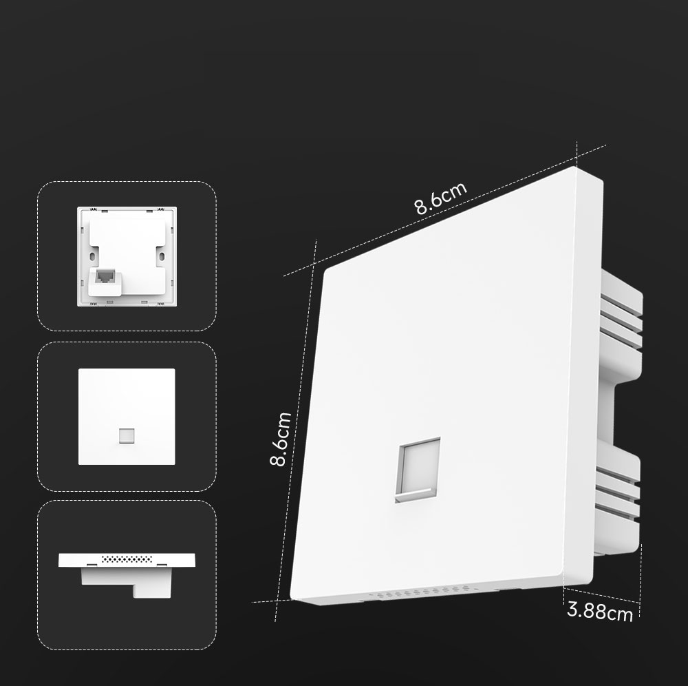China Lintratek 3000Mbps Long Range WiFi panel mounted wireless ap WiFi ...